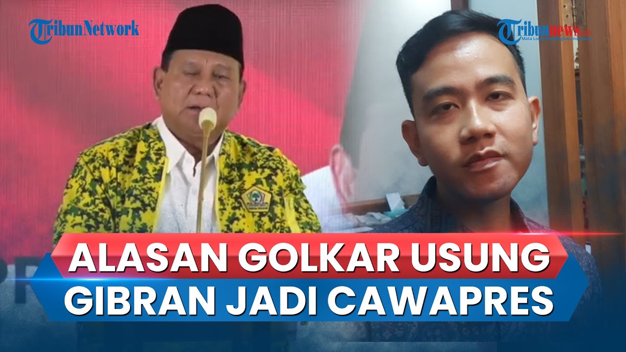 Alasan Golkar Usung Gibran Jadi Cawapres Prabowo Diungkap Airlangga, Prabowo hanya Tersenyum ...