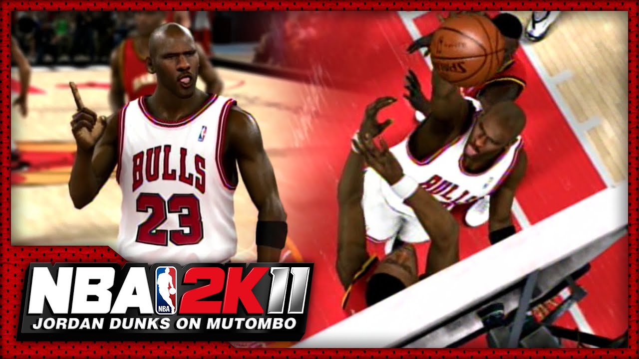 NBA 2K11: Jordan Dunks On Mutombo