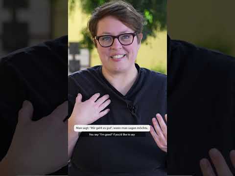 "Ich bin gut" vs. "Mir geht's gut" #deutsch #deutschlernen #alemán #shorts