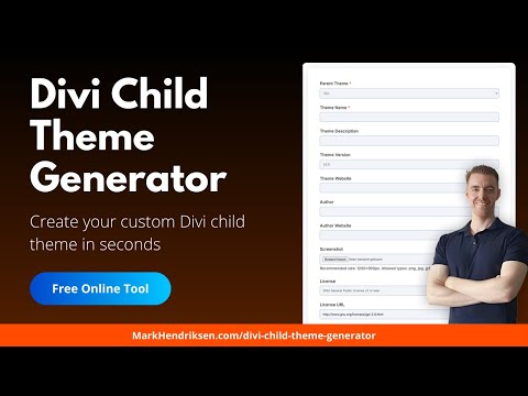 How to Use the Divi Child Theme Generator