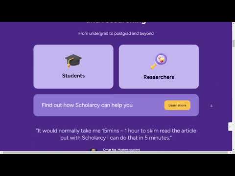Unlock the Power of Scholarcy: Transform Your Research and Study Workflow 🤖 AI-review