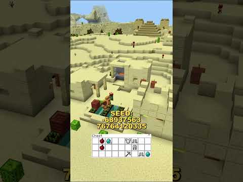 🔥[GOD SEED] BEST DESERT VILLAGE Minecraft 1.21.60 Bedrock *minecraft seeds* 4K