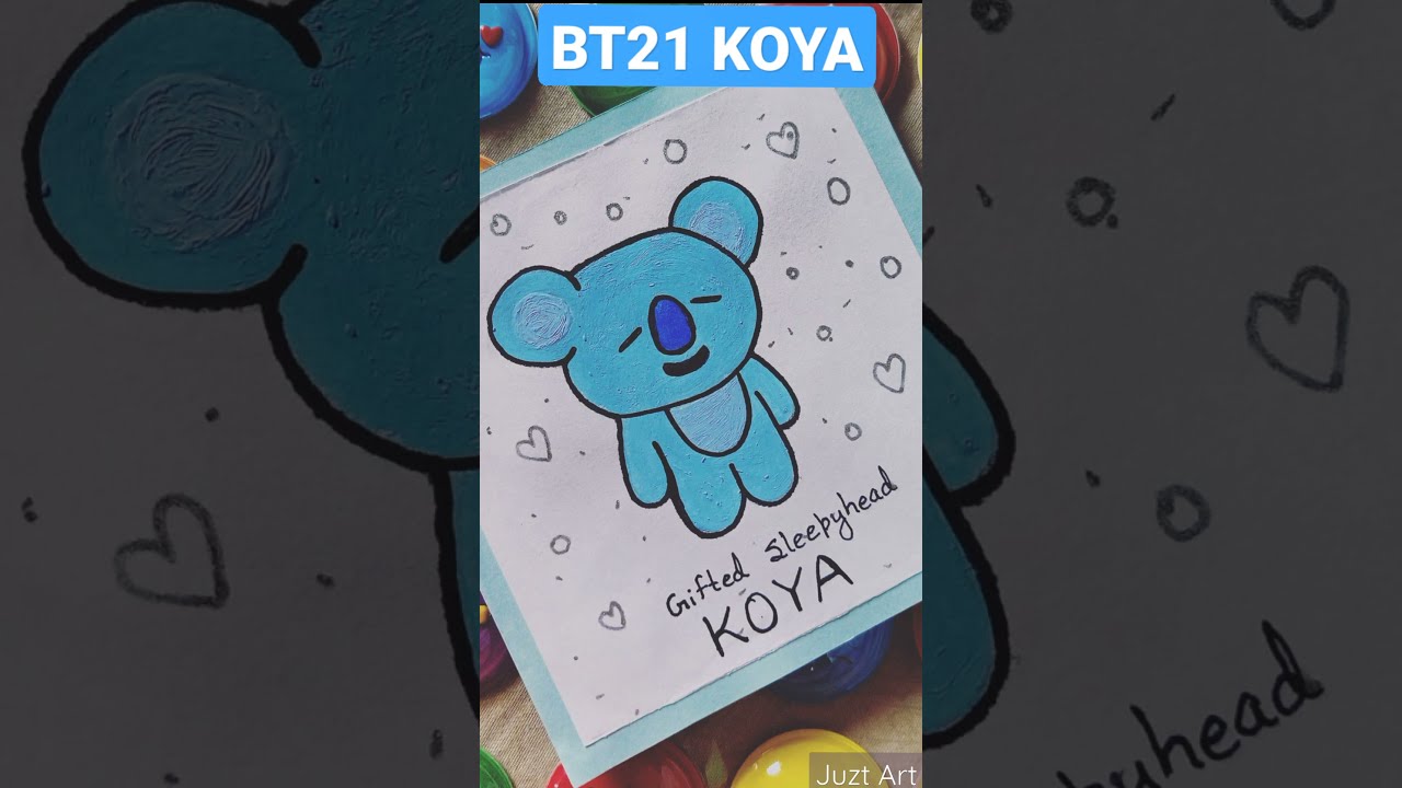 Drawing BT21 KOYA 💙