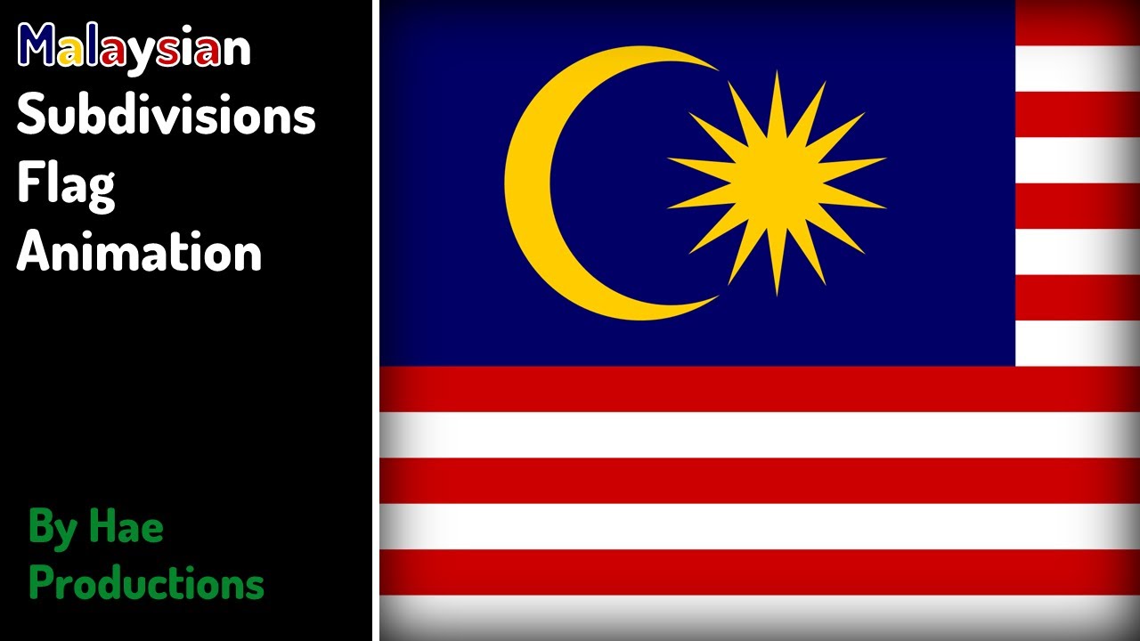 Malaysian Subdivisions Flag Animation