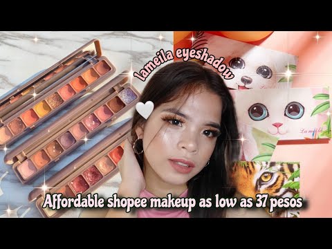 Affordable shopee makeup as low as 37 pesos|Lameila eyshadow pallet