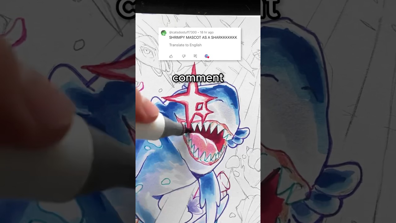 Doodling, But I Can ONLY Draw Your COMMENTS!! 👀🎨 #artchallenge