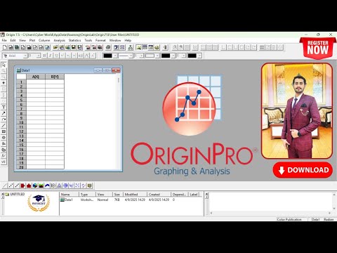 How to intall Origin Pro 7.5 || License || Registration || Serial Number || Physicist Hammad Shaukat