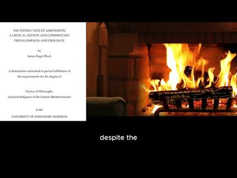 The Instruction of Amenemope. A Critical Edition and Commentary, Prolegomenon and Prologue Part 2