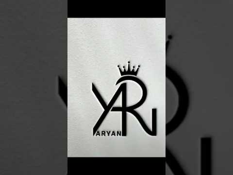Aryan name logo🙂comment your name#shorts#shorts#Aryan#subscribe#viral