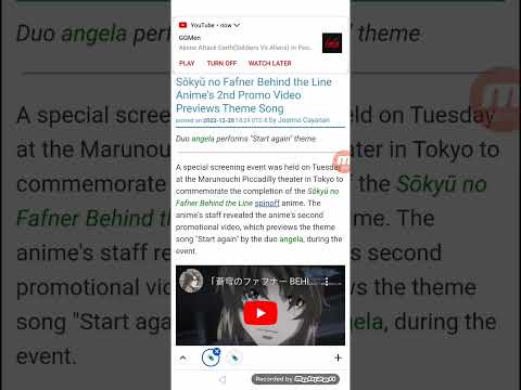 Sōkyū no Fafner Behind the Line Anime's 2nd Promo Video Previews Theme Song