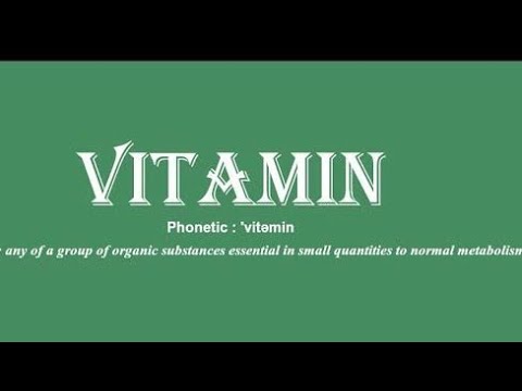 Synonym of Vitamins