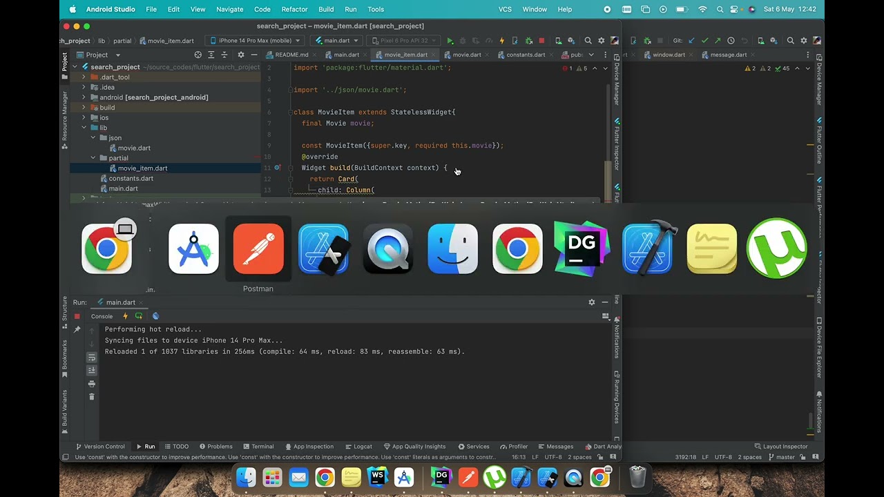 Flutter implement backend search using material ui search delegate