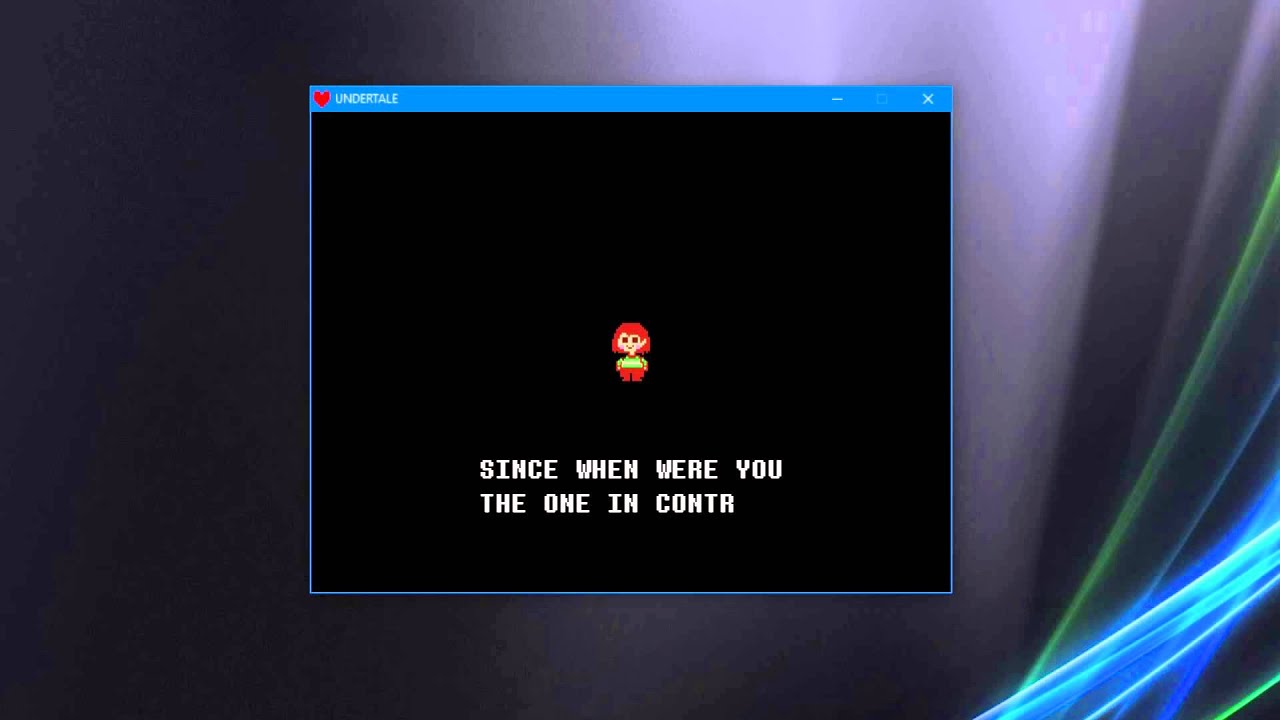 Undertale - Chara Jumpscare: Windowed Mode