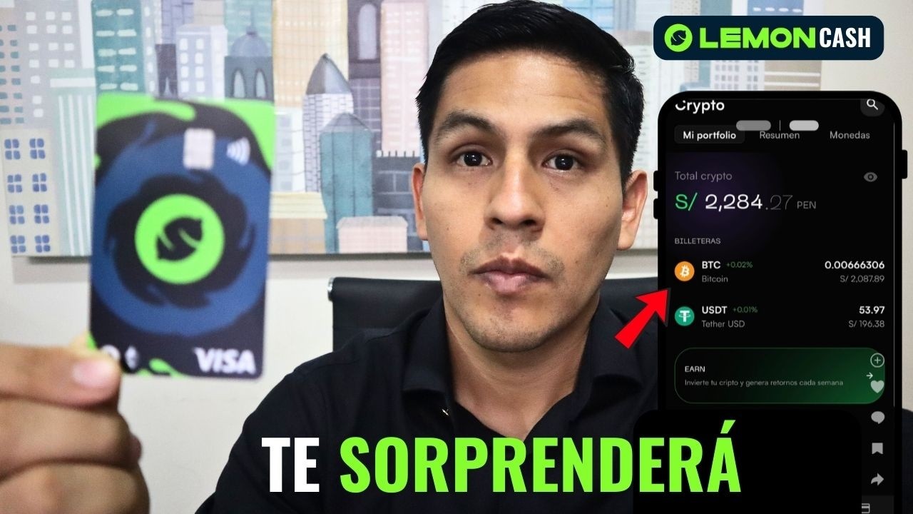 LEMON CARD Peru Card: How does it work? Is it better than a bank? How to earn cashback in BITCOIN?