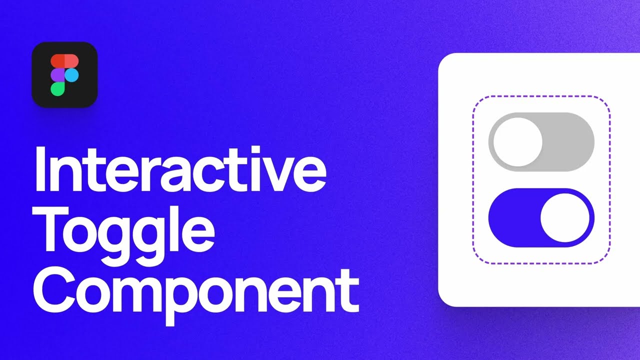 How to Design and Prototype a Toggle Component in Figma | Material Design Switch Component