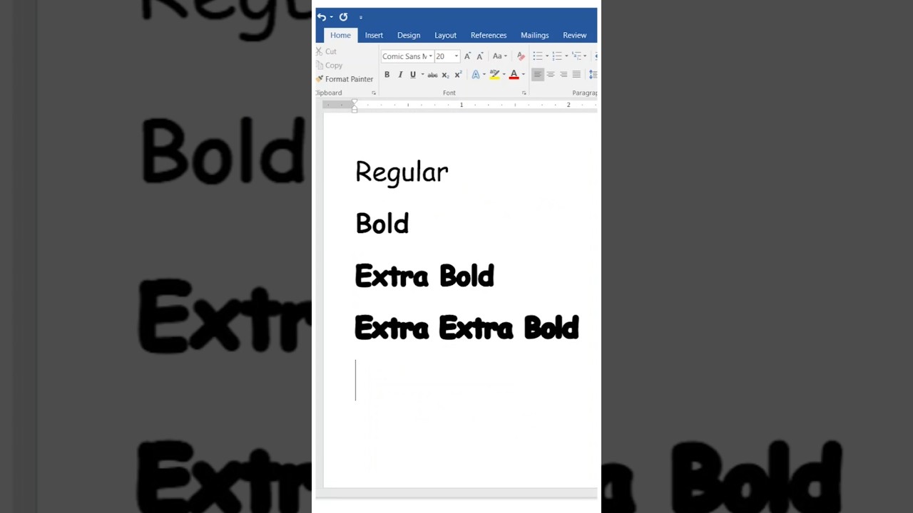 How to Make Text EXTRA BOLD in MS Word | Learn a Simple Trick
