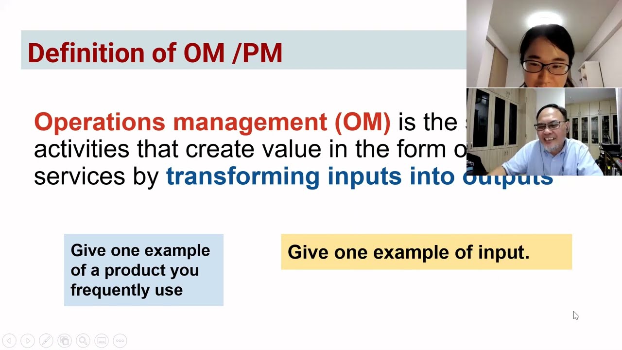 Chapter 1 Operations and Productivity