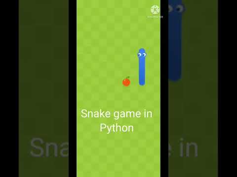Snake ๐ game in Python #shorts