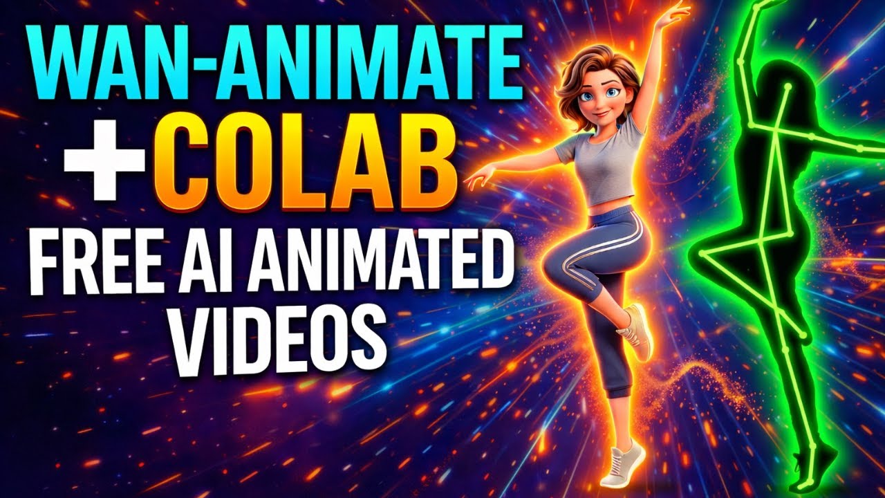 How to use Wan-Animate for free on Google Colab (Step-by-Step)