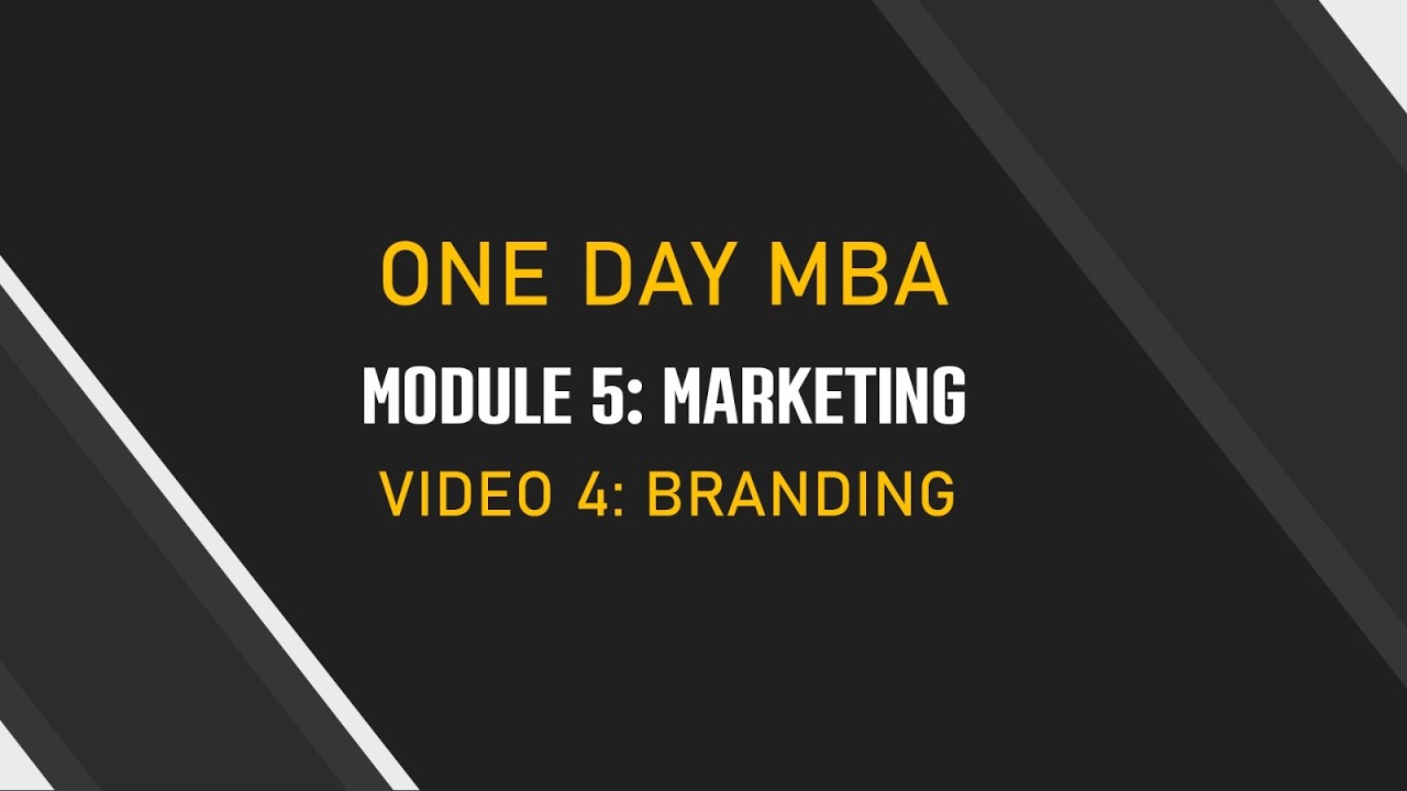 Module 5: V4: Branding | الموديول الخامس: الفيديو الرابع: براندينج