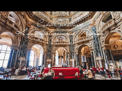 The most beautiful cafe in the world | Eating the exquisite chocolate cake "Sachertorte" in Vienna
