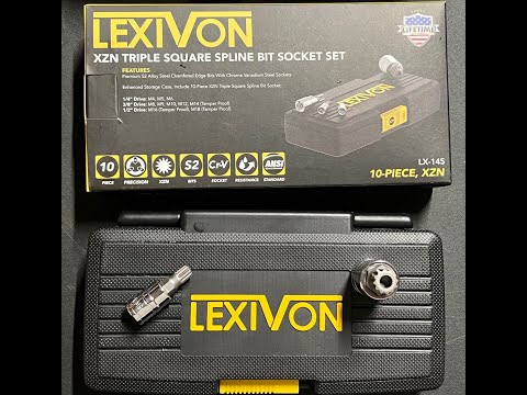 THE MOST FUNCTIONAL TRIPLE SQUARE SOCKETS? LEXIVON XZN Triple Square Spline Bit Socket Set Review