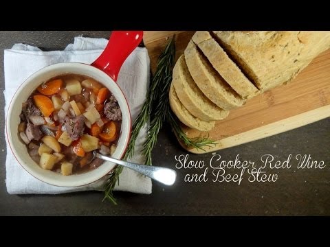 Slow Cooker Red Wine and Beef Stew Recipe