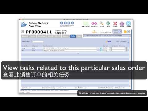 Link Up Record Related Communications Tasks and Documents in One Place
