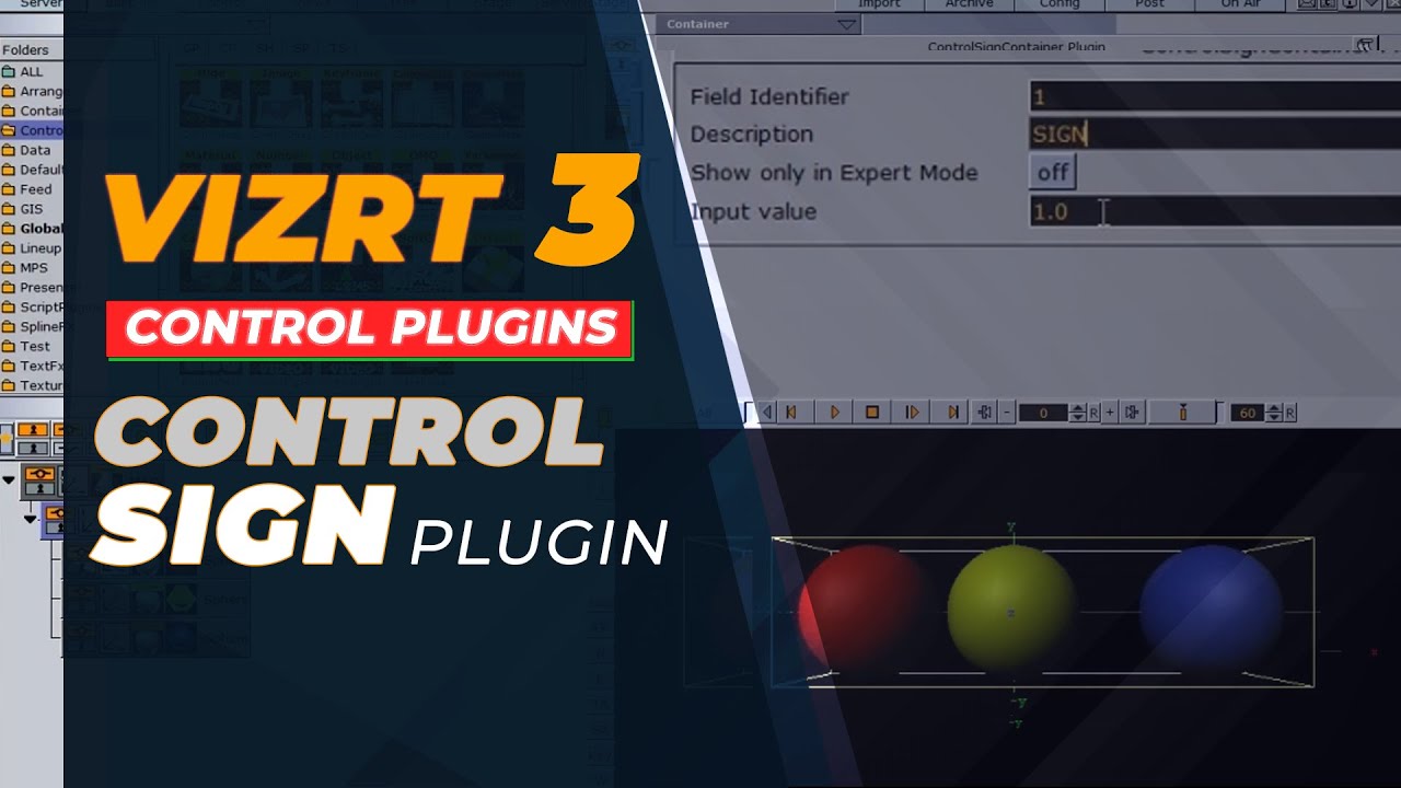 Vizrt Control Sign Plugin tutorial