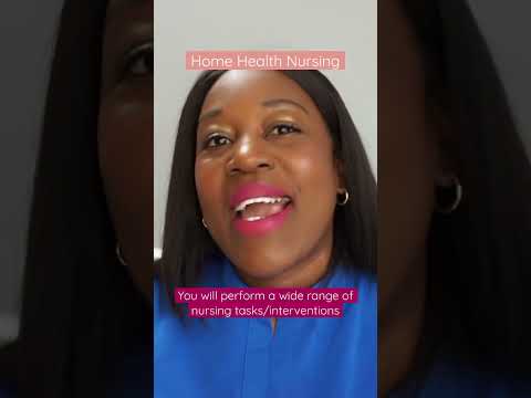 Let’s talk about home health nursing! #youtubeshorts #nursing