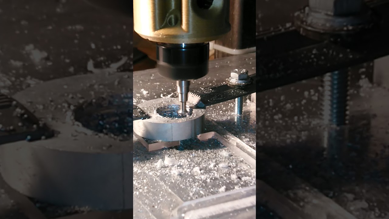 Thread milling first test.