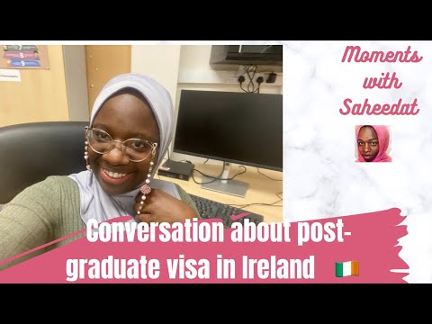 Post- graduate visa || Stamps available in Ireland || Work permit || living in Ireland 🇮🇪