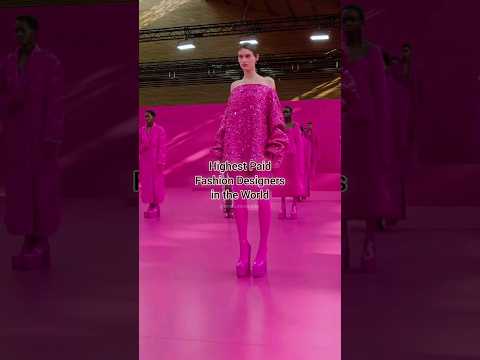 Highest Paid Fashion Designers in the World 🌏💙 #shortsfeed #fashiondesigner #fashionshow #prada