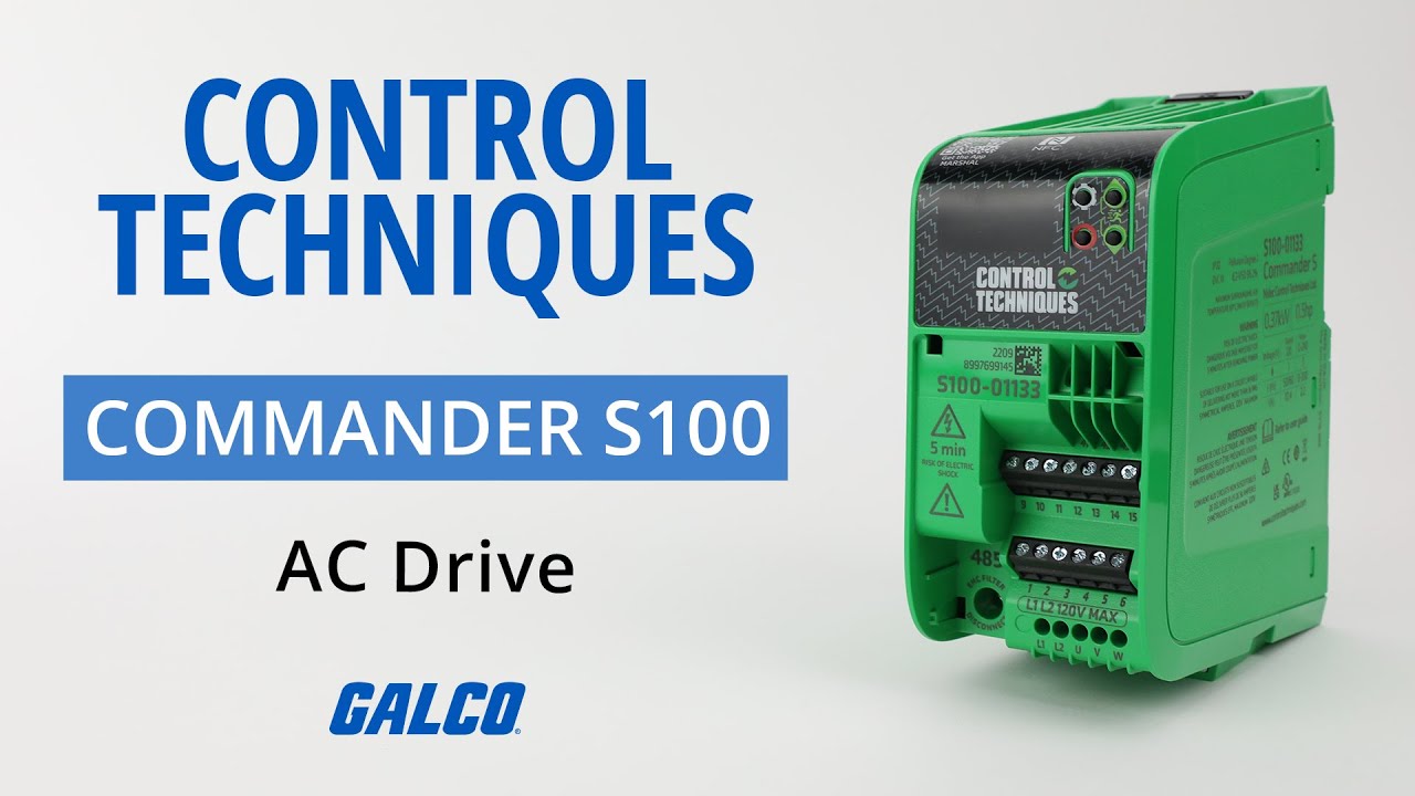Control Techniques Commander S100 AC Drive | Galco
