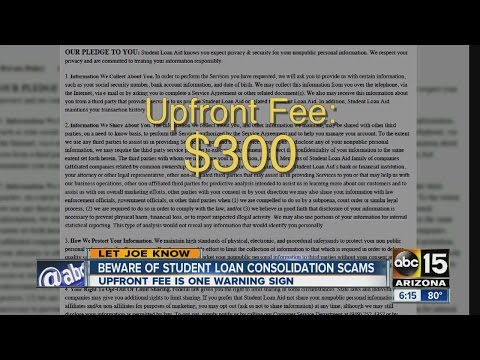 Beware of student loan consolidation scams