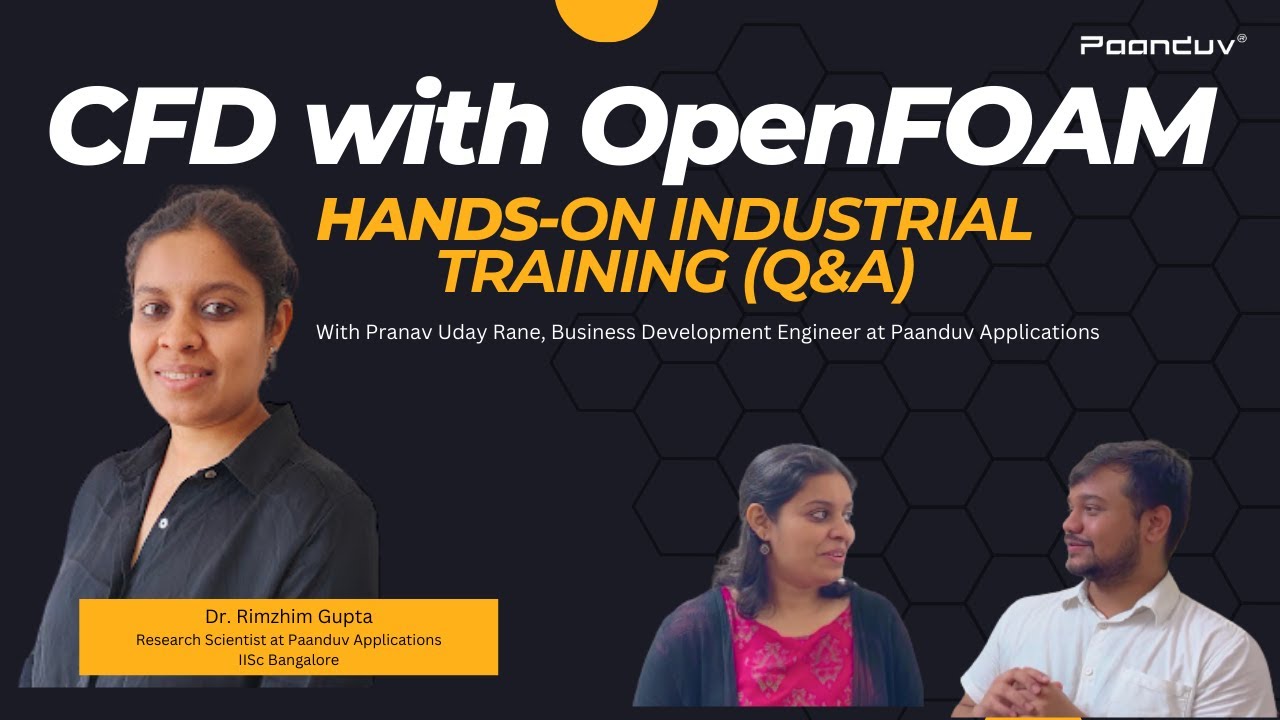 CFD with OpenFOAM Hands-On Industrial Training (Q&A) #computationalfluiddynamics #simulation