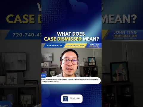 What does case dismissed mean?