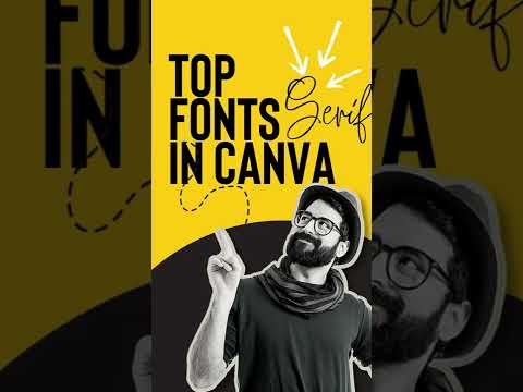 Top serif Fonts in Canva | #canva #designtalk #canvapro #shorts #ytshorts #canvalove #font |