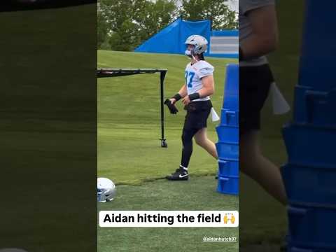 Aidan Hutchinson PRACTICING with the Detroit Lions again 🔥