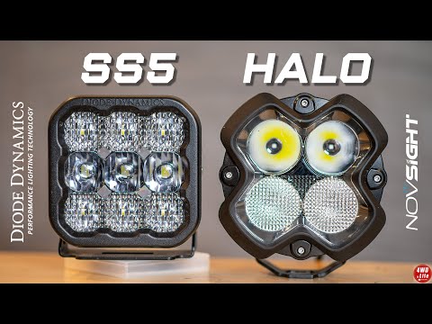 Diode Dynamics SS5 Pro vs Novsight Halo 6 - Offroad Led Lights Comparison