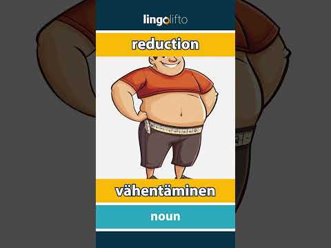 🇬🇧🇫🇮 reduction - vähentäminen : learn English : opetellaan englantia : vocabulary builder