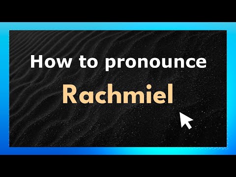 How to Pronounce Rachmiel (Polish Pronunciation / Poland)