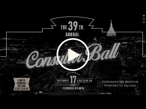 39th Annual International Consular Ball: Lights, Camera, Action: Atlanta Showtime!