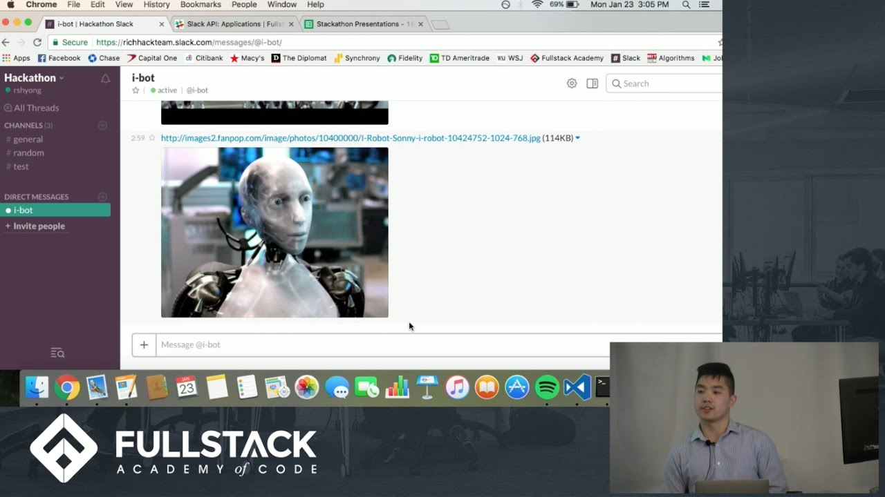 Stackathon Presentation: I-Bot