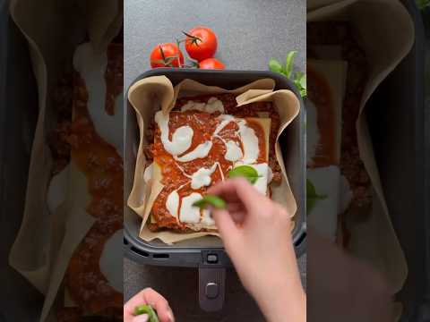 NINJA AIR FRYER LASAGNE? YES! Creamy, Crispy, PERFECT! 🇬🇧🔥