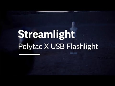 Streamlight PolyTac X USB Mid Size Flashlight | Sportsman's Warehouse