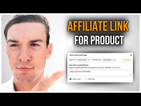 How To Get Amazon Affiliate Link For A Product
