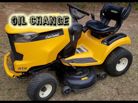 CUB CADET XT2 OIL CHANGE KOHLER 7000 SERIES