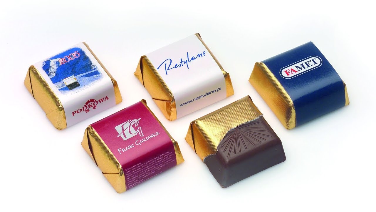 chocolate wrapping machine, chocolate fold packing machine, chocolate band fold wrapping machine