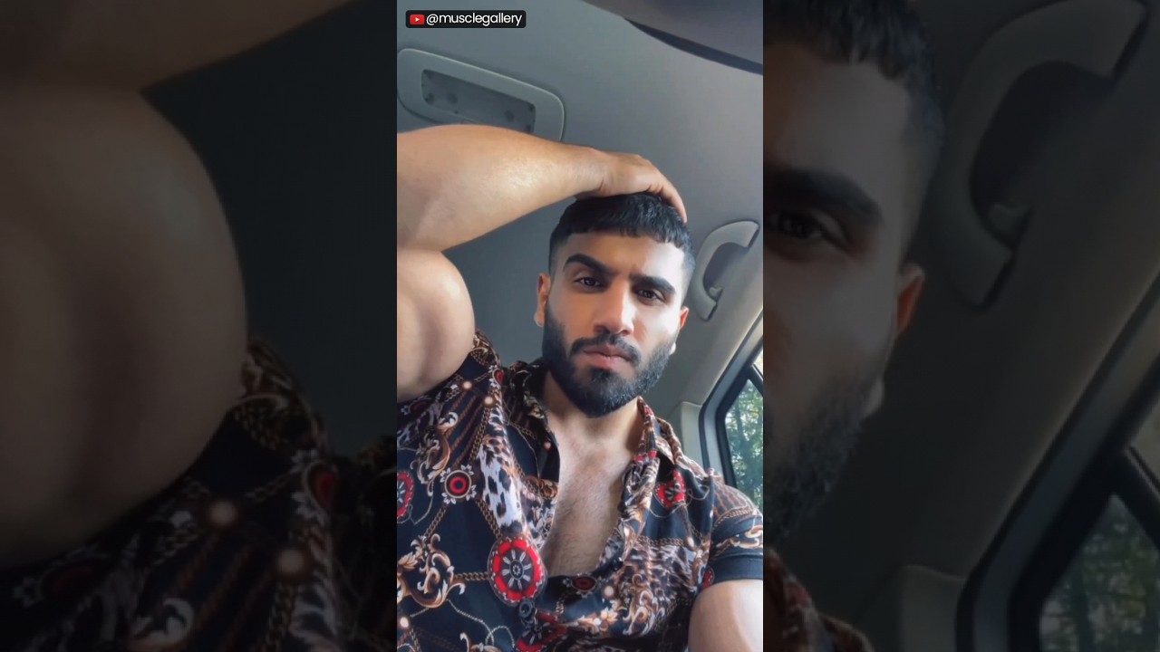 Hairy muscular man 🔥🥵#shorts